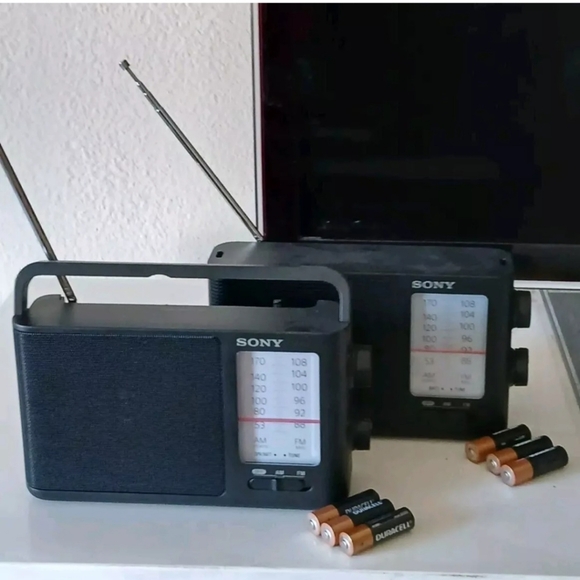 Sony | Portable Audio & Video | Two Sony Analog Amfm Tuning Radios Icf ...